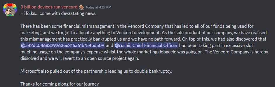 The Vencord Company of Düsseldorf - Discord Client Modding Wiki